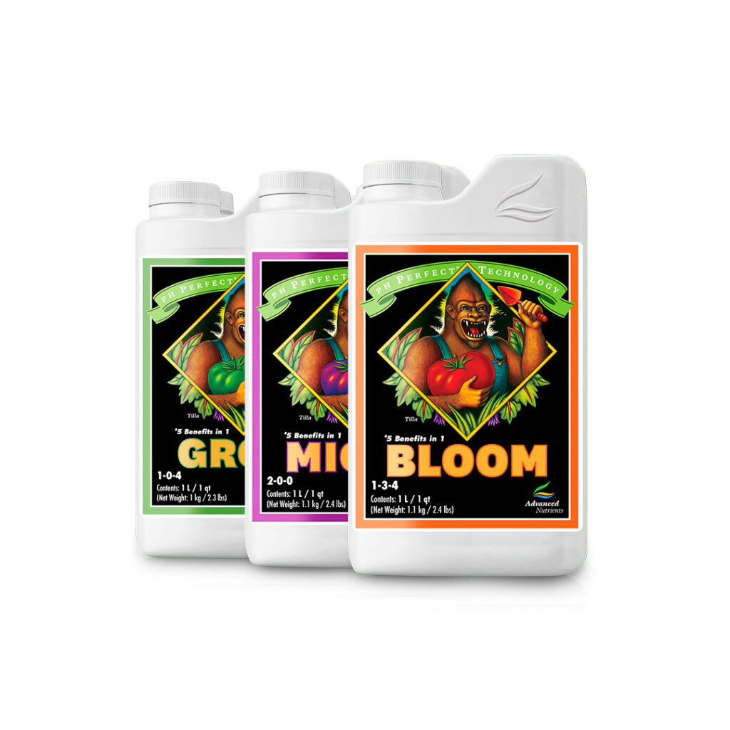 Bases pH Perfect: Grow, Micro & Bloom - JuaniJuana